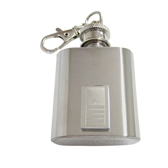 Kiola Designs | Other | Etched Nautical Captain Rank Keychain Flask ...